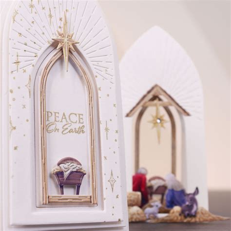 Clean Simple Away In A Manger Carnation Crafts
