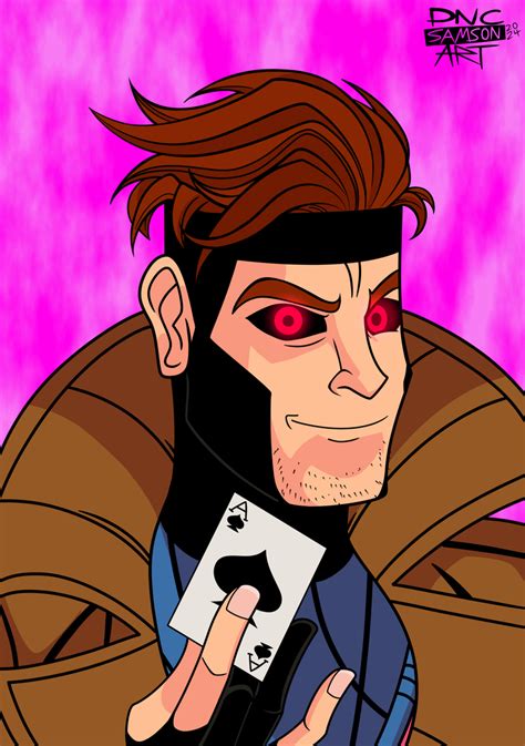Gambit X Men By Dncsamsonart On Deviantart