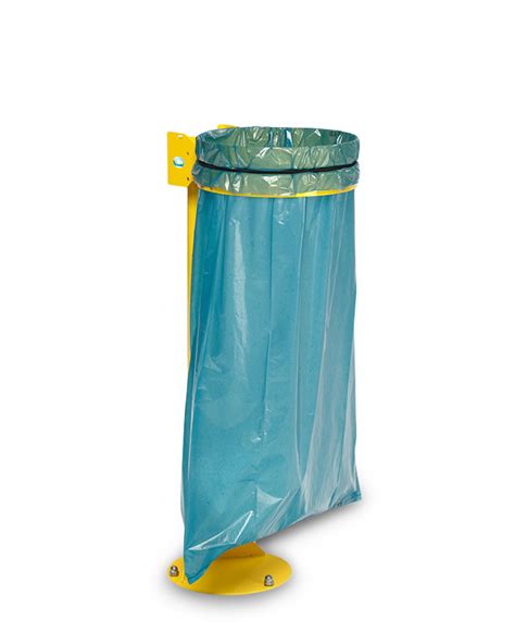 Support en acier pour sacs poubelle sur pied bande élastique pour la