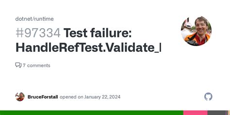 Test Failure HandleRefTest Validate NoGC Issue 97334 Dotnet