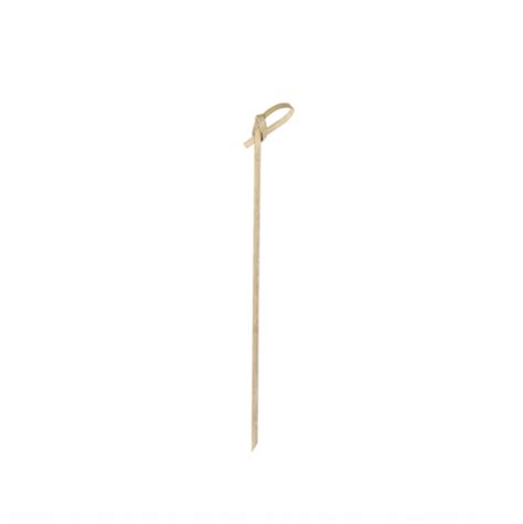 Bamboo Knotted Skewers 120mm Pack 250 Crisp Nclean Industrial