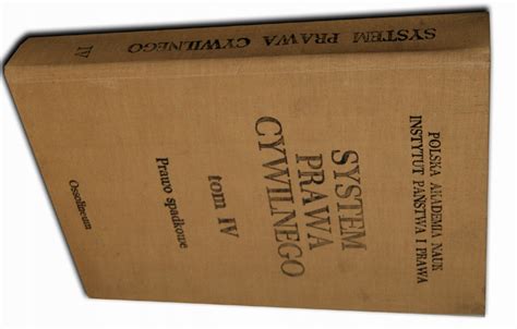 SYSTEM PRAWA CYWILNEGO Tom IV Wyd 1986r 12827273883 Oficjalne