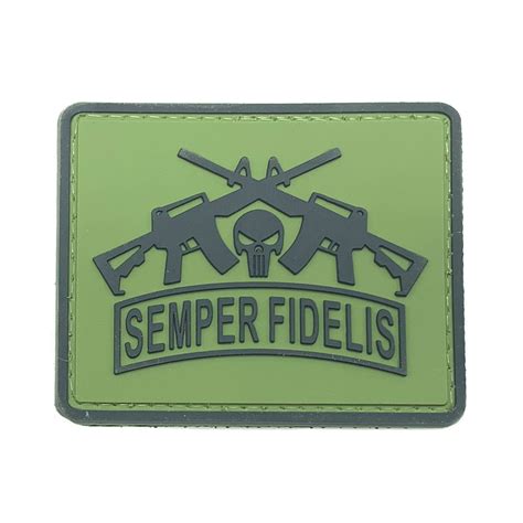 Shellback Tactical Semper Fidelis Punisher Pvc Patch