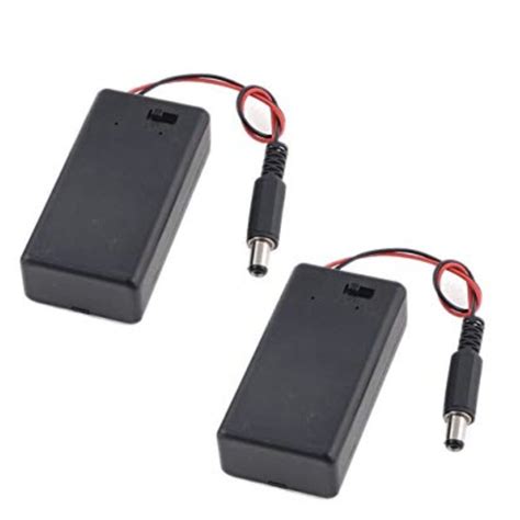 【樂意創客官方店】《附發票》arduino專用 電池盒9vdc 全密封 帶電源線 帶開關 蝦皮購物
