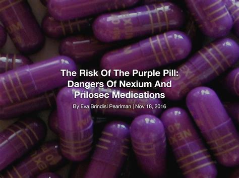 The Risk Of The Purple Pill Dangers Of Nexium And Prilosec Medications Utica And Syracuse