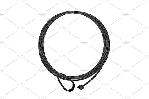 Wild West Lasso Rope Vector
