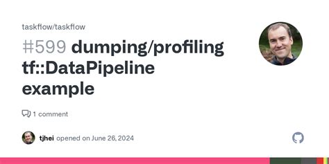Dumping Profiling Tf DataPipeline Example Issue 599 Taskflow