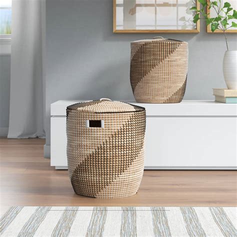 Birch Lane™ Olivi 3 Piece Seagrass Basket Set And Reviews Wayfair