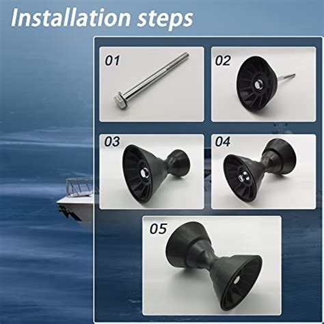 Tpu Marine Trailer Components 4 Boat Trailer Bow Roller Assembly With 1