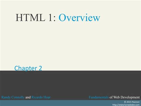 Intro To Html And Semantic Markup Chapter 2 Sorta Brief Version Pptx