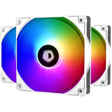 Pack Case Fan Mm Cable Management Addressable RGB Lighting V PIN Connector MB Sync PWM