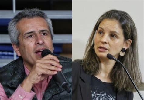 Agarrón entre Luis Fernando Velasco y Andrea Padilla por plan de evacuación de animales por el