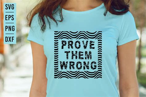 Prove Them Wrong Motivational SVG Graphic By Masudur Rahman Rana