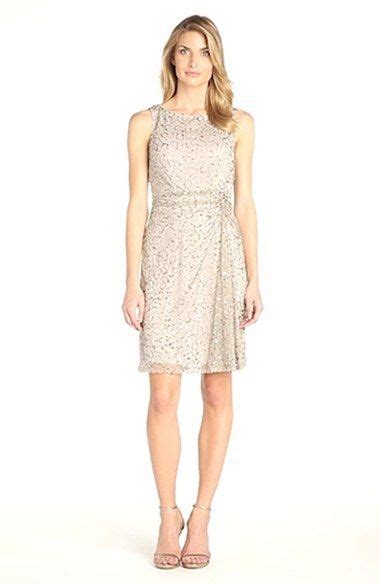 Pisarro Nights Sequin And Bead Gathered Mesh Dress Regular And Petite