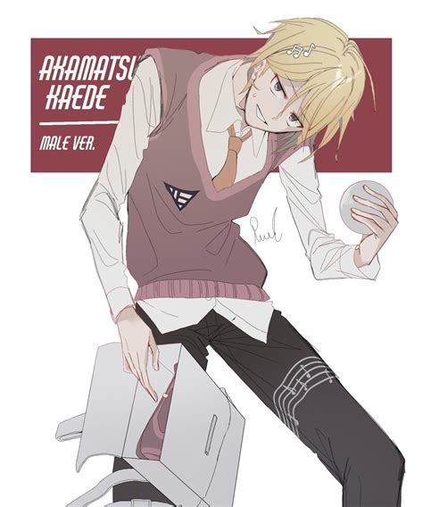 Male Kaede Akamatsu Drv3 Danganronpa 3 Danganronpa Characters