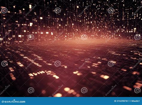 Light Background Technology Code Data Connectivity Binary Conveying