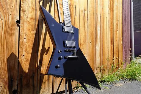 Esp E Ii Ex Nt Black Left Handed 6 String Electric Guitar W Reverb