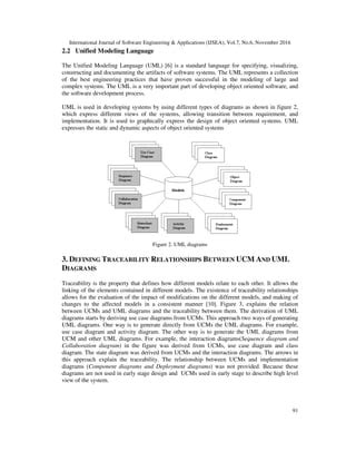 TRACEABILITY OF UNIFIED MODELING LANGUAGE DIAGRAMS FROM USE CASE MAPS PDF