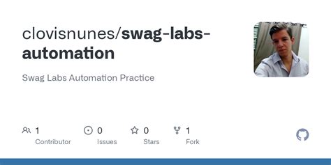 GitHub Clovisnunes Swag Labs Automation Swag Labs Automation Practice
