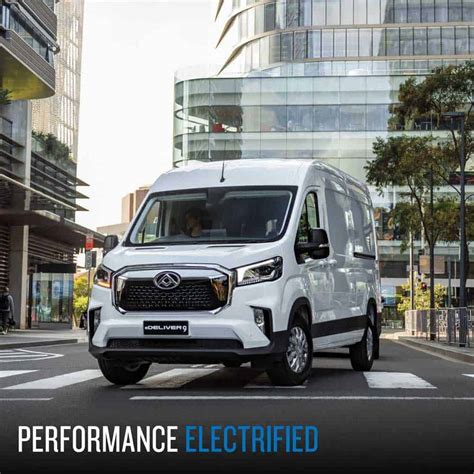 Ldv Edeliver 9 Van Australian Model Commercial Ev Electric Car