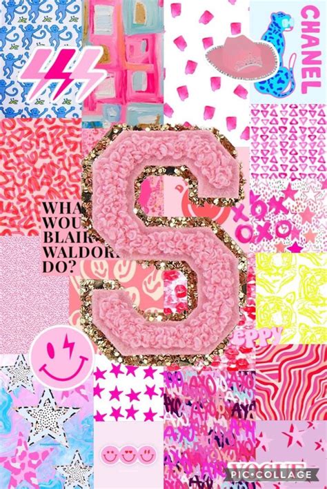 Preppy Letters Wallpapers Wallpaper Cave