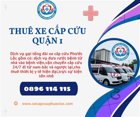 Cập Nhật 2025 Gọi Xe Cấp Cứu Quận 1 Xe Cứu Thương 115 Nhanh Chóng