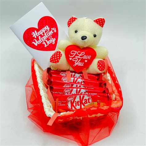 Small Teddy Love Basket The Nuksh