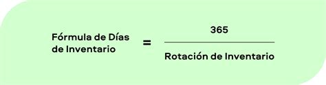Fórmula Del Coeficiente De Rotación De Existencias Fórmula Dsi