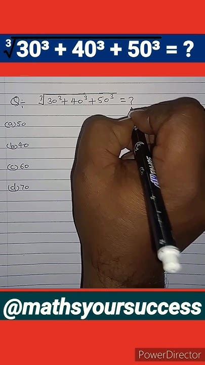 Cube Root Math Problem Maths Cuberoot Shorts Youtube