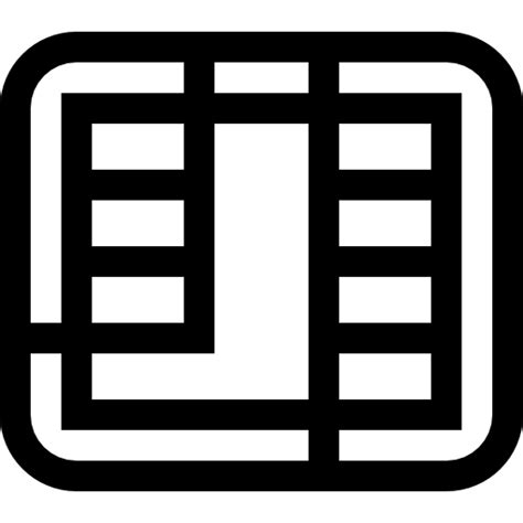 Chip Basic Straight Lineal Icon