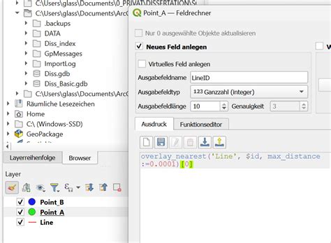 Add Attribute To A Point It Shares Line Segment With In Qgis