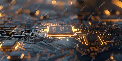 Futuristic Smart City Circuit Board Background For A Cyberthemed Concept Concept Cyberthemed