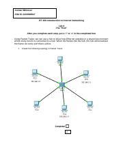 Exploring Ethernet Operations With Hub In Packet Tracer Course Hero