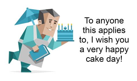 Happy Cake Day To Me Scrolller