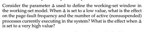 Solved Consider The Parameter A Used To Define The
