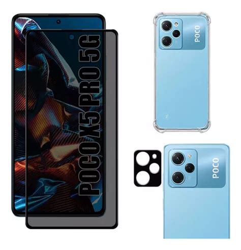 Kit Poco X5 Pro 5g privativa 3d capa Anti Shock pel Câm 3d MercadoLivre