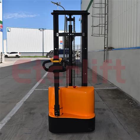Electric Stacker Pallet Lift Truck 1000kg 1500kg Capacity Cheap Full