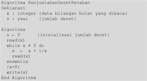 Artikel Algoritma Pengulangan Repeat Until Lanjutan