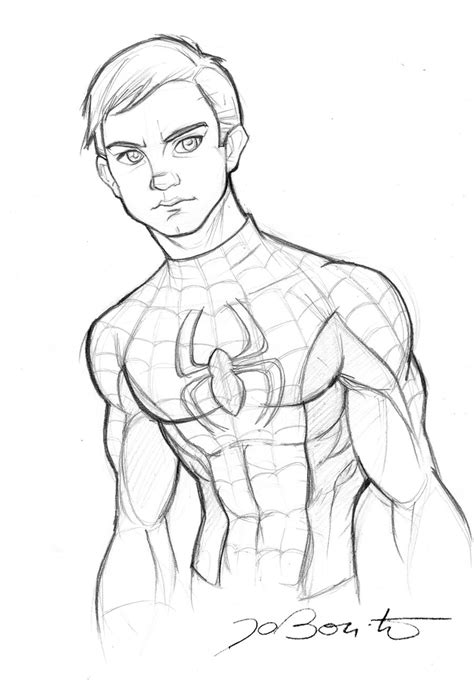 Spiderman Peter Parker By JoBonito On DeviantArt