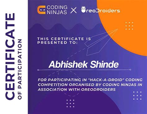 Abhishek Shinde On Linkedin Coding Contest Certificate Dsa
