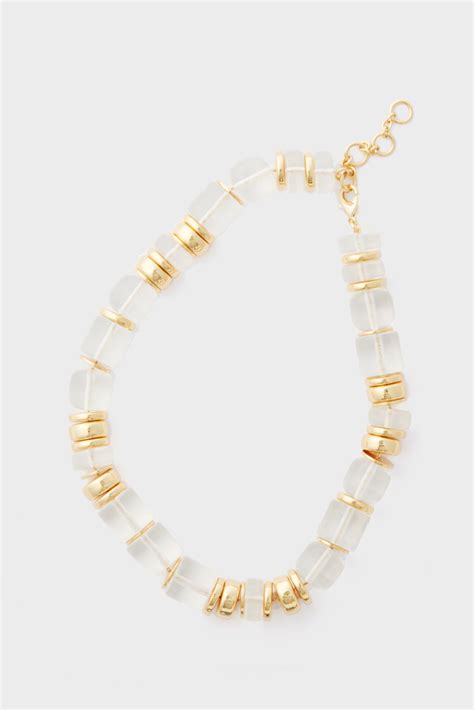 Clear And Gold Sadie Necklace Tuckernuck Jewelry