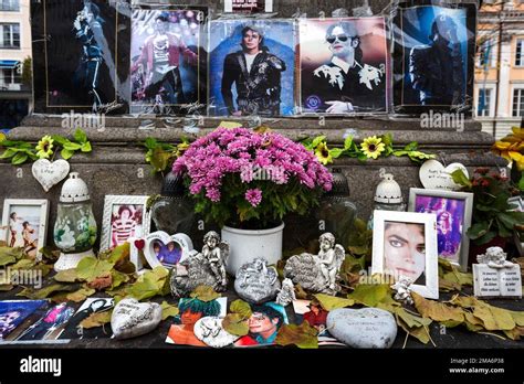 Memorial Of Michael Jackson At The Monument Of Orlando Di Lasso