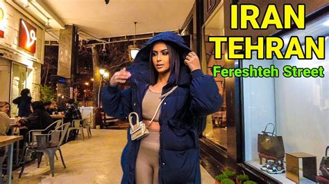 Fereshte St., a luxury and beautiful area of Tehran - YouTube