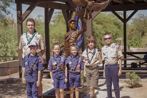 Grand Canyon Council Reveals 1 000 Pound Bronze ‘be Prepared Statue