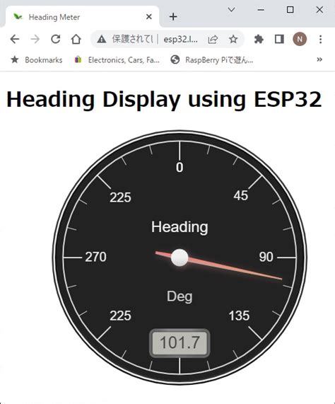 github nopnop2002 esp idf hmc5883l display the orientation of
