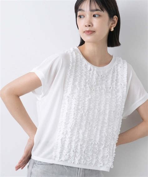 チュールfフリルtシャツ（tシャツカットソー）｜gready Brilliant（グレディブリリアン）のファッション通販 Zozotown