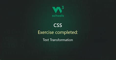 Completed Exercise Css Text Transformation