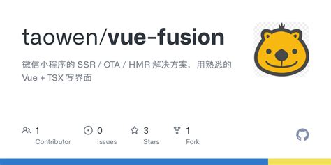 Github Taowen Vue Fusion Ssr Ota Hmr Vue Tsx