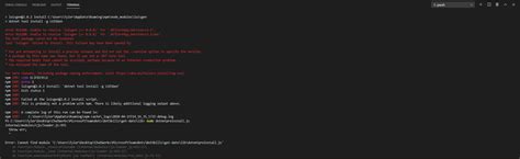 Npm Install G Luisgen Fails · Issue 1059 · Microsoftbotbuilder Tools