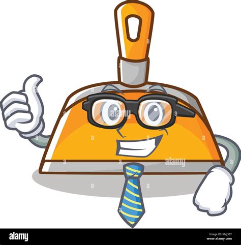Businessman Dustpan Character Cartoon Style Stock Vector Image And Art